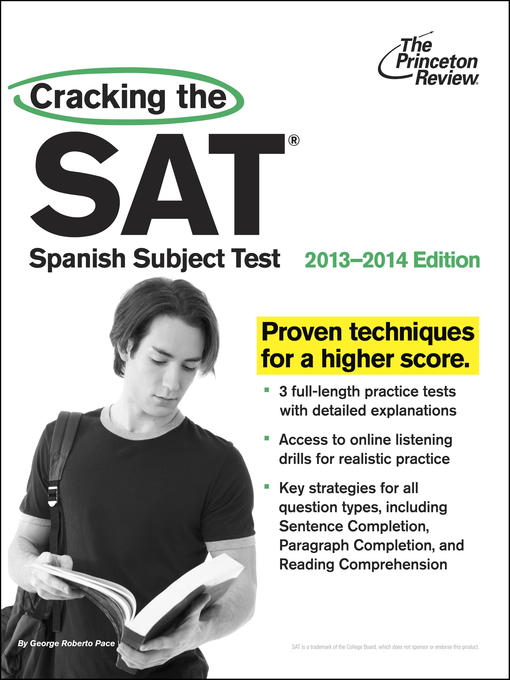 Libby - Cracking the SAT Spanish Subject Test, 2013-2014 Edition
