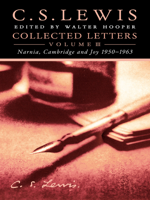 Collected Letters, Volume III - University of Exeter - OverDrive