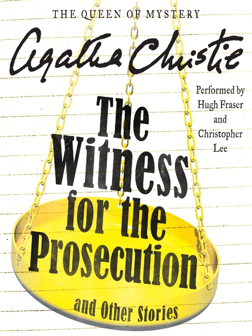 The Witness for the Prosecution and Other Stories - Toronto Public ...
