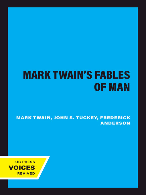 Mark Twain's Fables of Man - Arapahoe Libraries - OverDrive