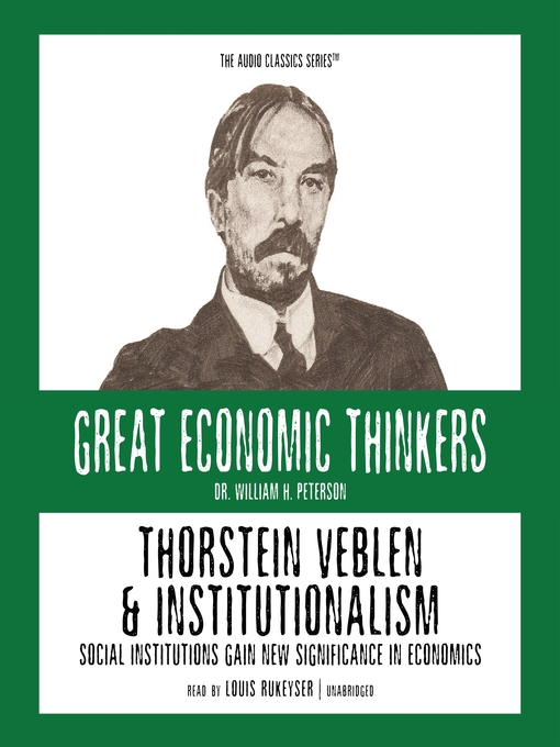 Thorstein Veblen and Institutionalism - Department of Defense - OverDrive
