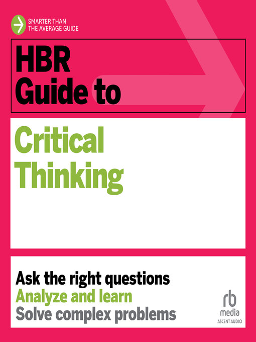 HBR Guide to Critical Thinking - Chartered Accountants Australia and ...