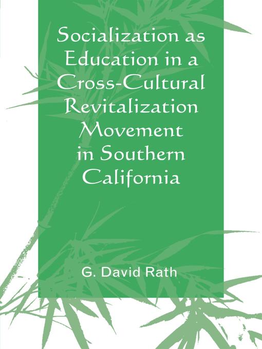 Libby - Socialization as Education in a Cross-Cultural Revitalization ...