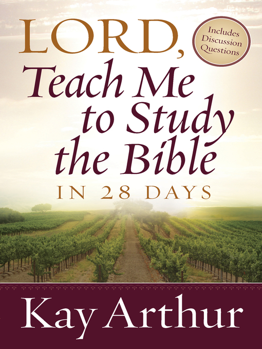 Libby - Lord, Teach Me to Study the Bible in 28 Days